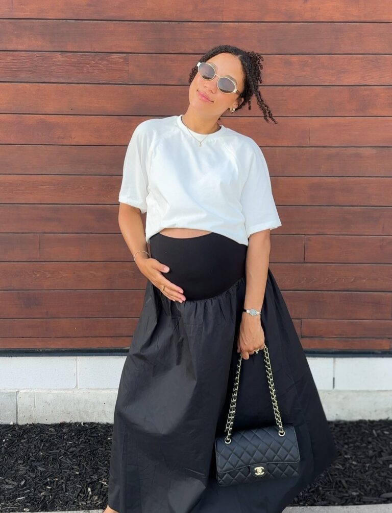 23 Stylish Spring Maternity Outfit Ideas That Don't Look Frumpy ...