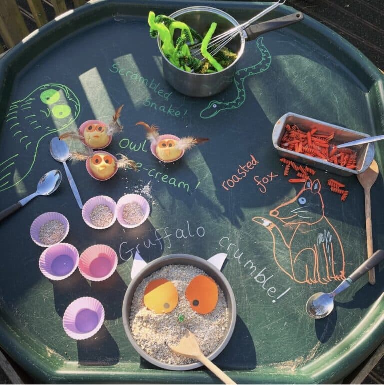 19 Fun Sensory Spring Tuff Tray Ideas for kids - Bjarni Baby