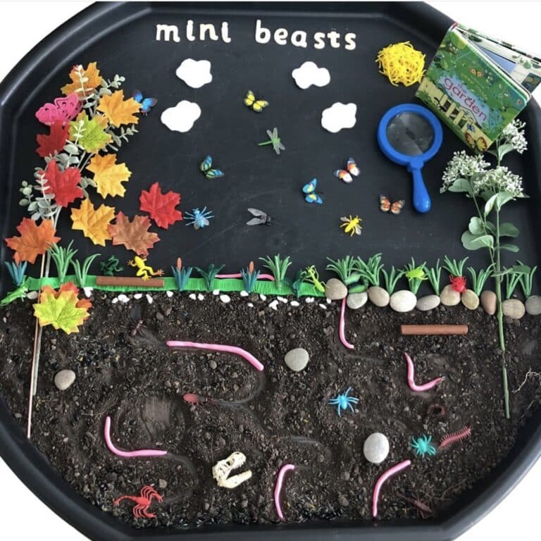 15 Fun & Educational Insect Tuff Tray Ideas For Toddlers - Bjarni Baby