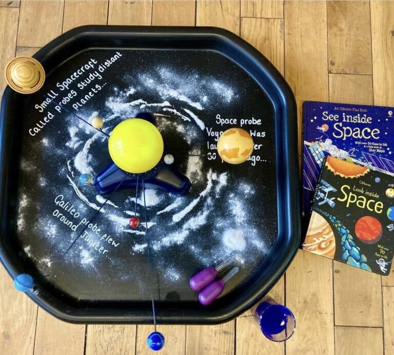 13 Out Of This World Tuff Tray Space Ideas - Bjarni Baby