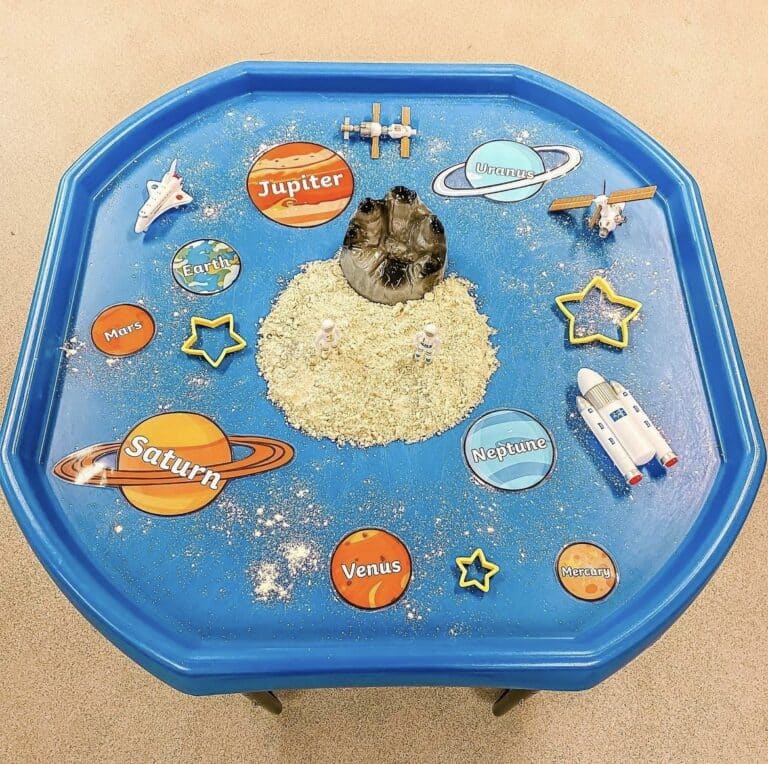 13 Out Of This World Tuff Tray Space Ideas - Bjarni Baby