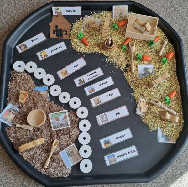 19 of The Best Harvest Tuff Tray Ideas For Toddlers - Bjarni Baby