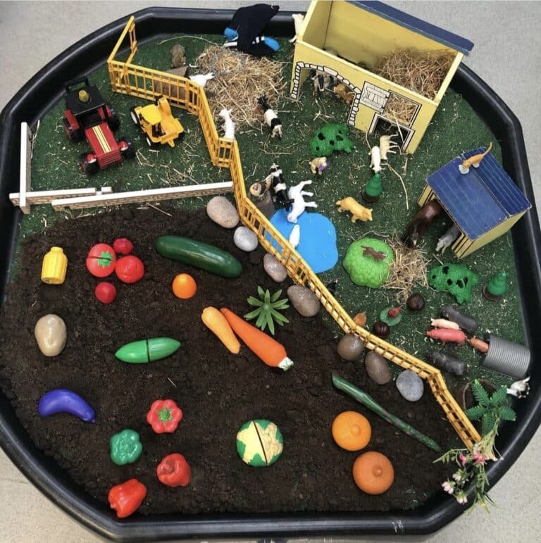 19 of The Best Harvest Tuff Tray Ideas For Toddlers - Bjarni Baby