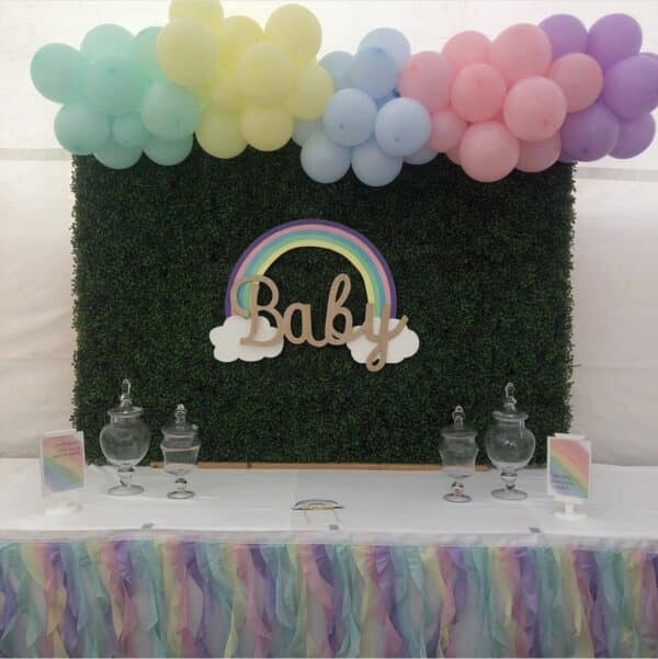 27 BEAUTIFUL Rainbow Themed Baby Shower Ideas To Try - Bjarni Baby