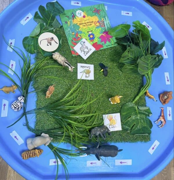 19 Jungle Inspired, Animal Themed Tuff Tray Ideas For Kids - Bjarni Baby