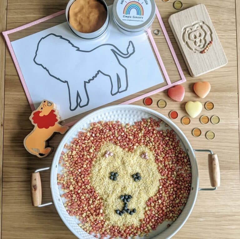 19 Jungle Inspired, Animal Themed Tuff Tray Ideas For Kids - Bjarni Baby