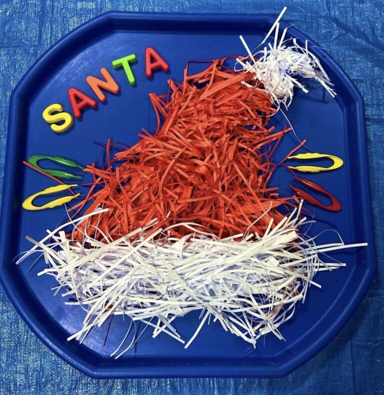 Fun and Festive Christmas Tuff Tray Ideas For Toddlers - Bjarni Baby