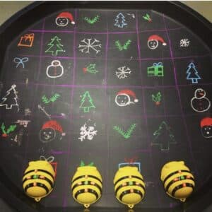 Fun and Festive Christmas Tuff Tray Ideas For Toddlers - Bjarni Baby