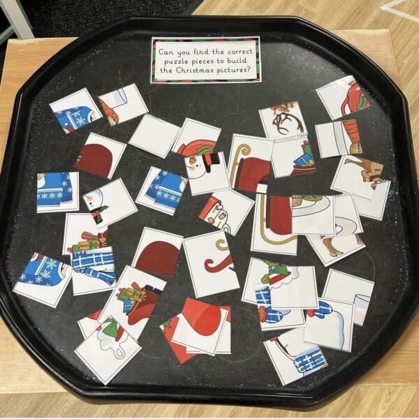 Fun and Festive Christmas Tuff Tray Ideas For Toddlers - Bjarni Baby