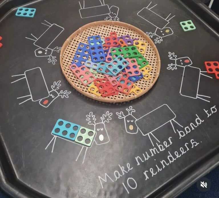 Fun and Festive Christmas Tuff Tray Ideas For Toddlers - Bjarni Baby