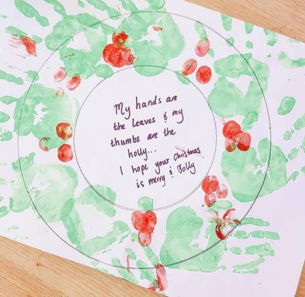 19 Heart Warming Baby Christmas Handprint Crafts - Bjarni Baby