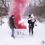 17 Cozy Winter Gender Reveal Ideas - Bjarni Baby
