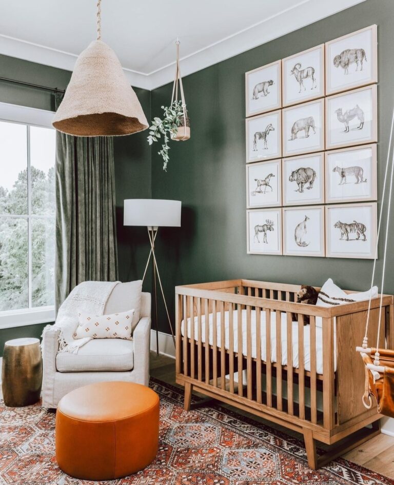 19 Green Baby Nursery Ideas For A Cozy & Serene Scheme - Bjarni Baby